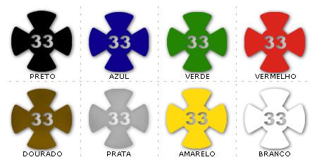 Adesivo - Grau 33 - Loja do Bode - artigos maçônicos [OFICIAL]