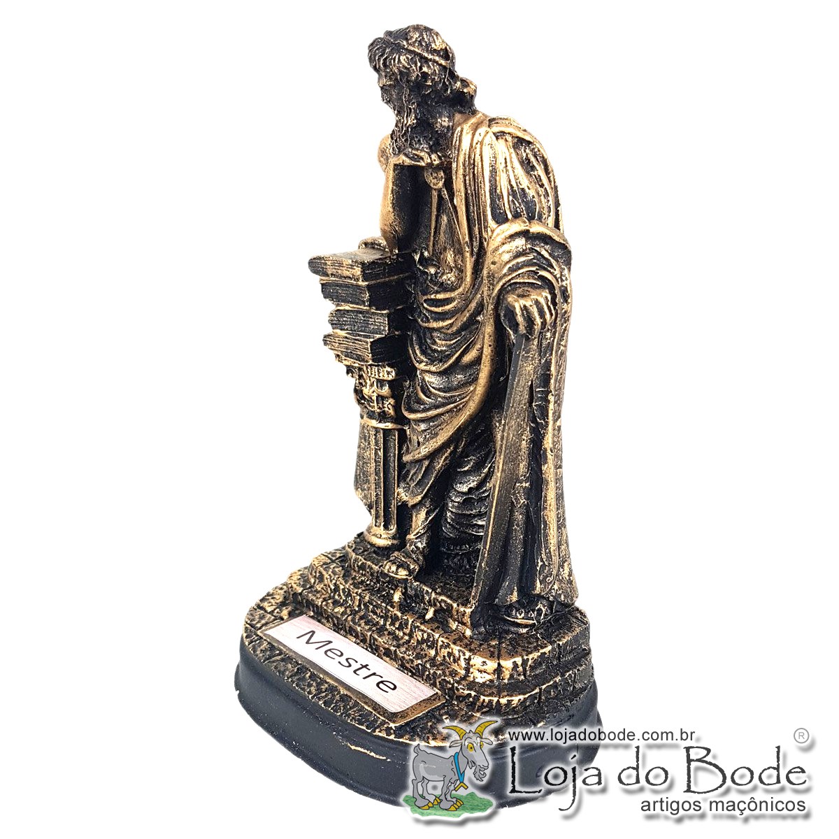 Estatueta Mestre Maçom - Estatua de Mestre da Maçonaria - Loja do Bode ...