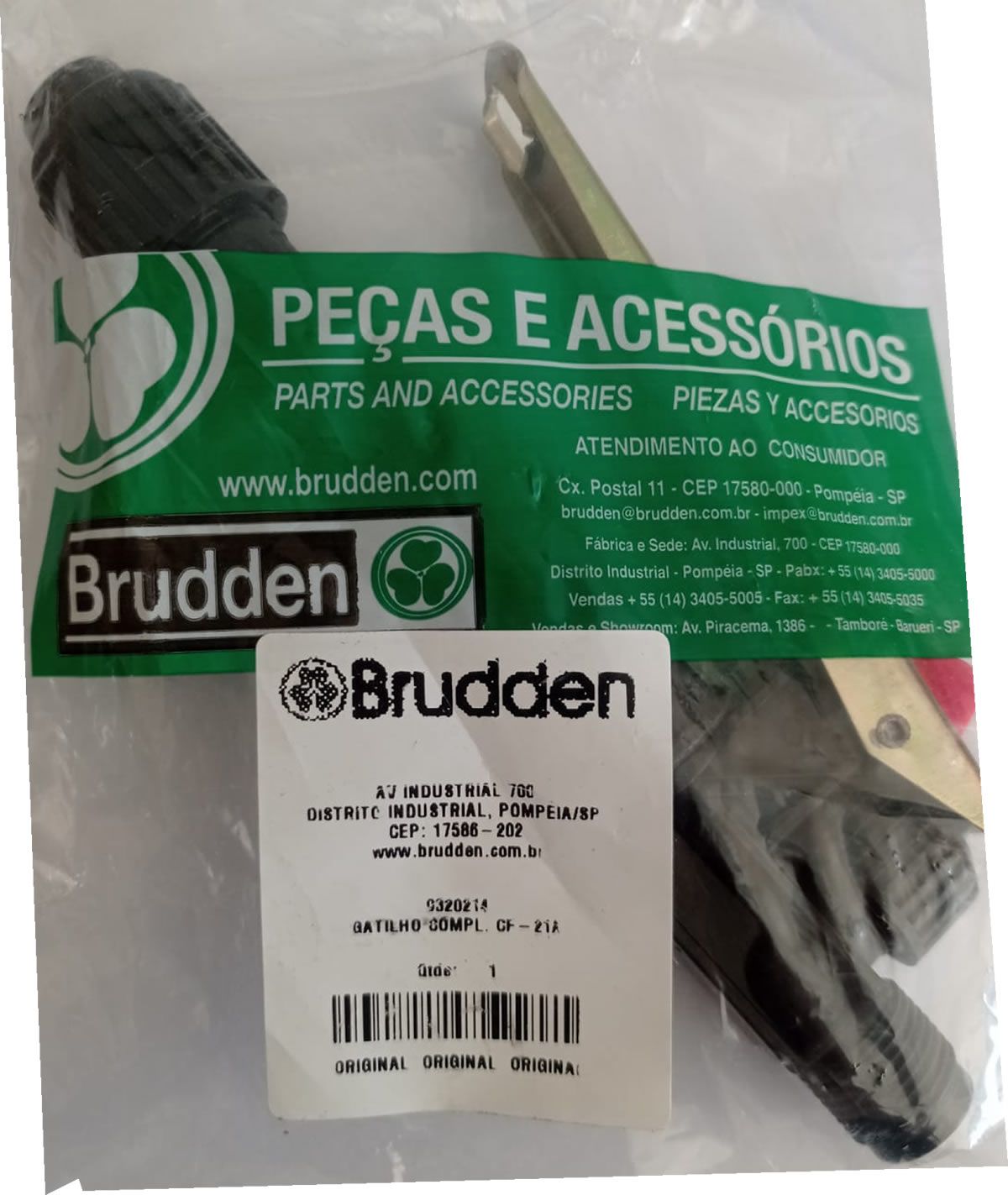 Gatilho Completo Pulverizador Brudden 20 lts Elétrico Ss20b - AgroMaxx Brasil mais nova Loja ...