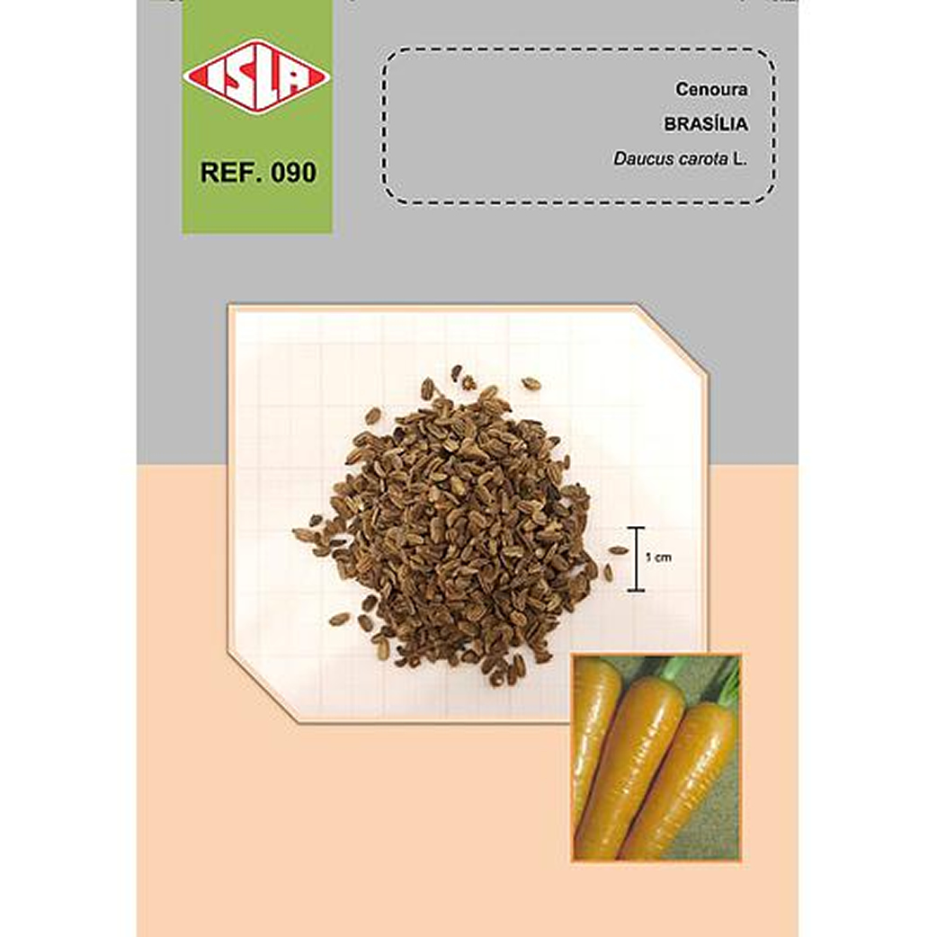 Semente Cenoura Brasilia Calibrada Isla - Pacote 50 Gramas - AgroMaxx ...