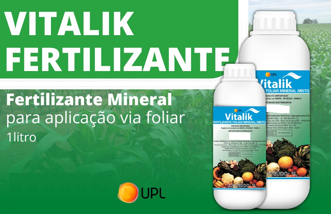 Fertilizante Foliar Vitalik Cálcio Magnésio E Micros 1 Litro - AgroMaxx ...