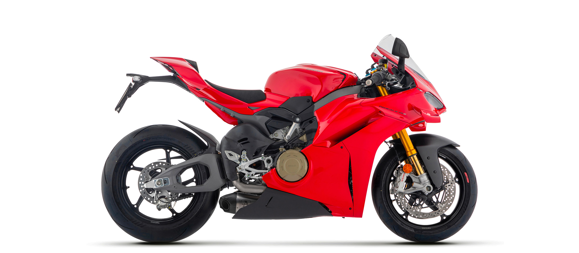 Escapamento duplo Arrow titanio - Ducati Panigale V4 25- - Modena