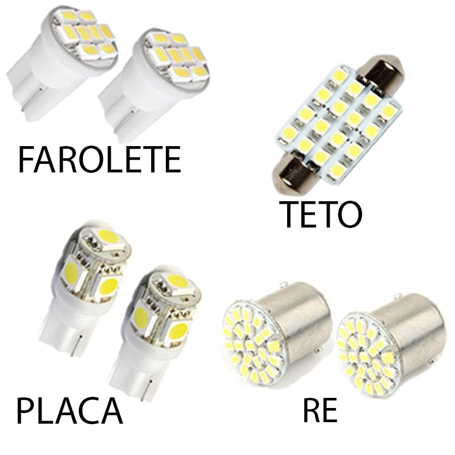 Kit de Lâmpadas de Led para Fiat Strada - Premium LED - Iluminação ...