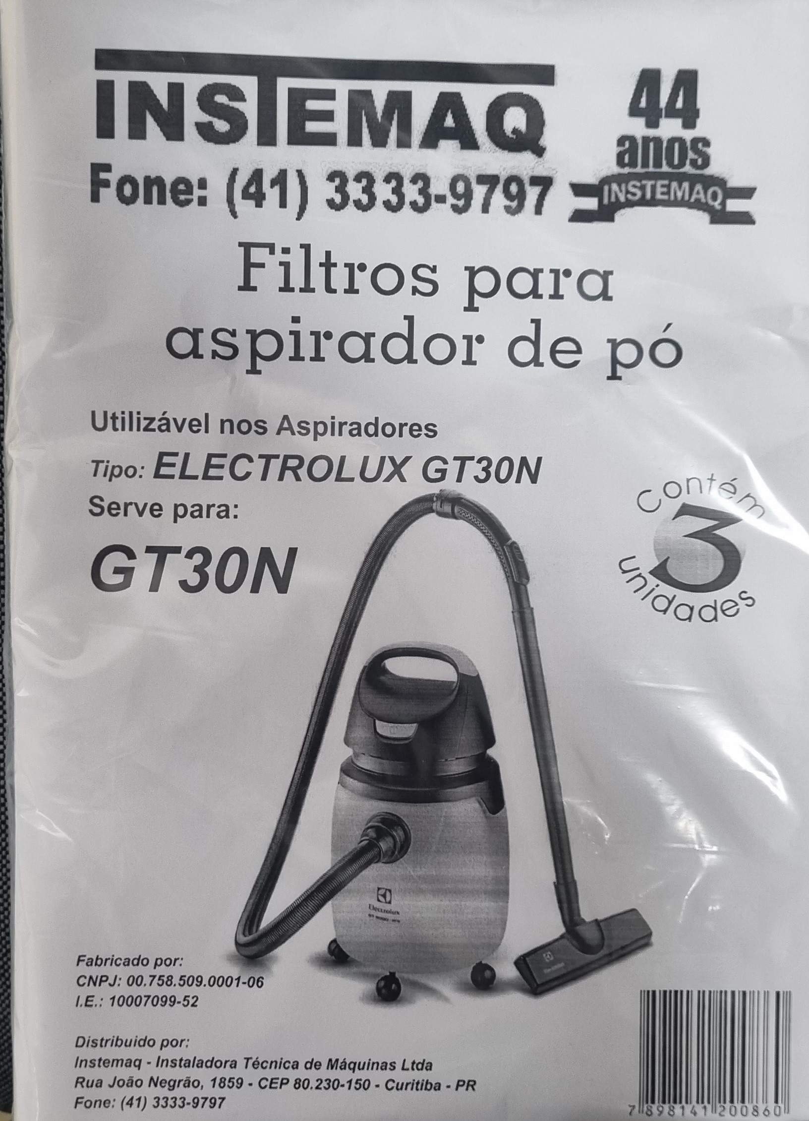 Kit c/3 Sacos Descartáveis p/ Aspiradores de Pó Modelo A20, A20L ...