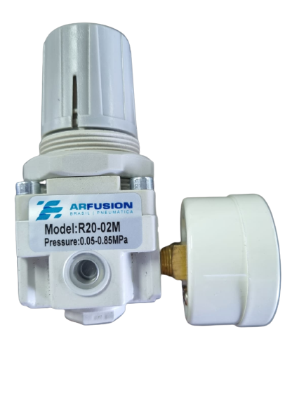 Regulador de Pressão Rosca 1/4 com Manômetro Arfusion R20-02M - Instemaq Curitiba
