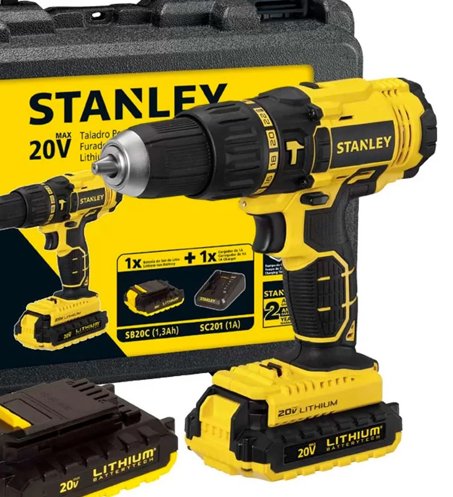Stanley Parafusadeira/furadeira 20v Brushless SCH20C2K - Instemaq Curitiba