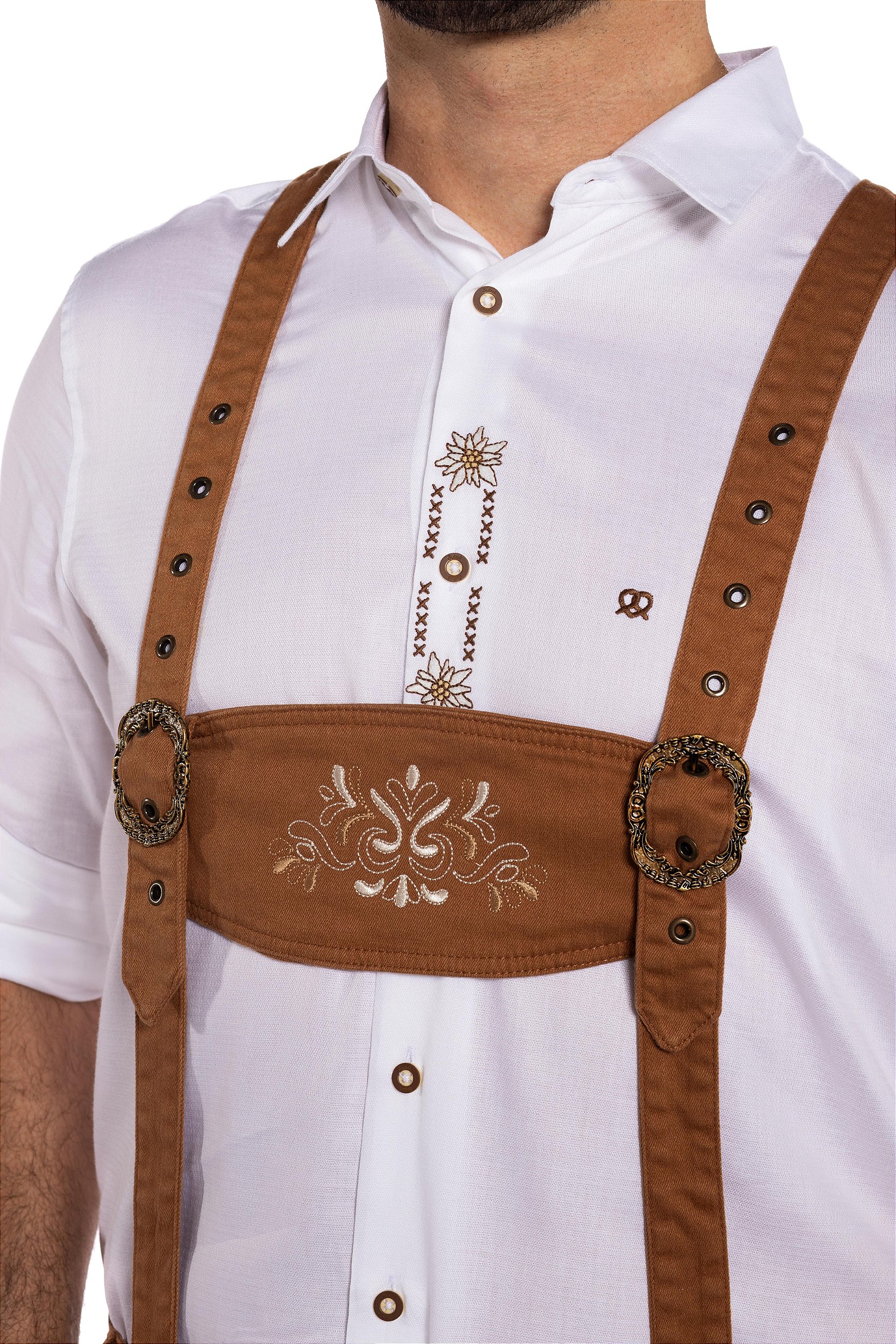 Bermuda Traje Típico Alemão, Traje Típico, lederhosen - Bretzel Trajes ...