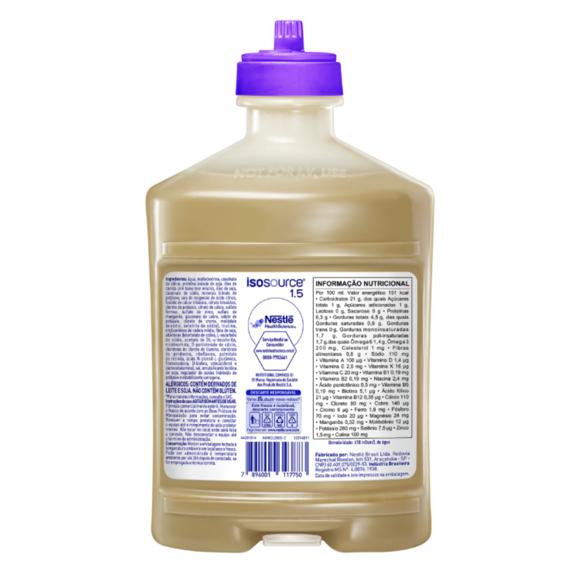 Isosource 1.5 - AgilMed - Medicamentos Especiais e Nutrição Clínica