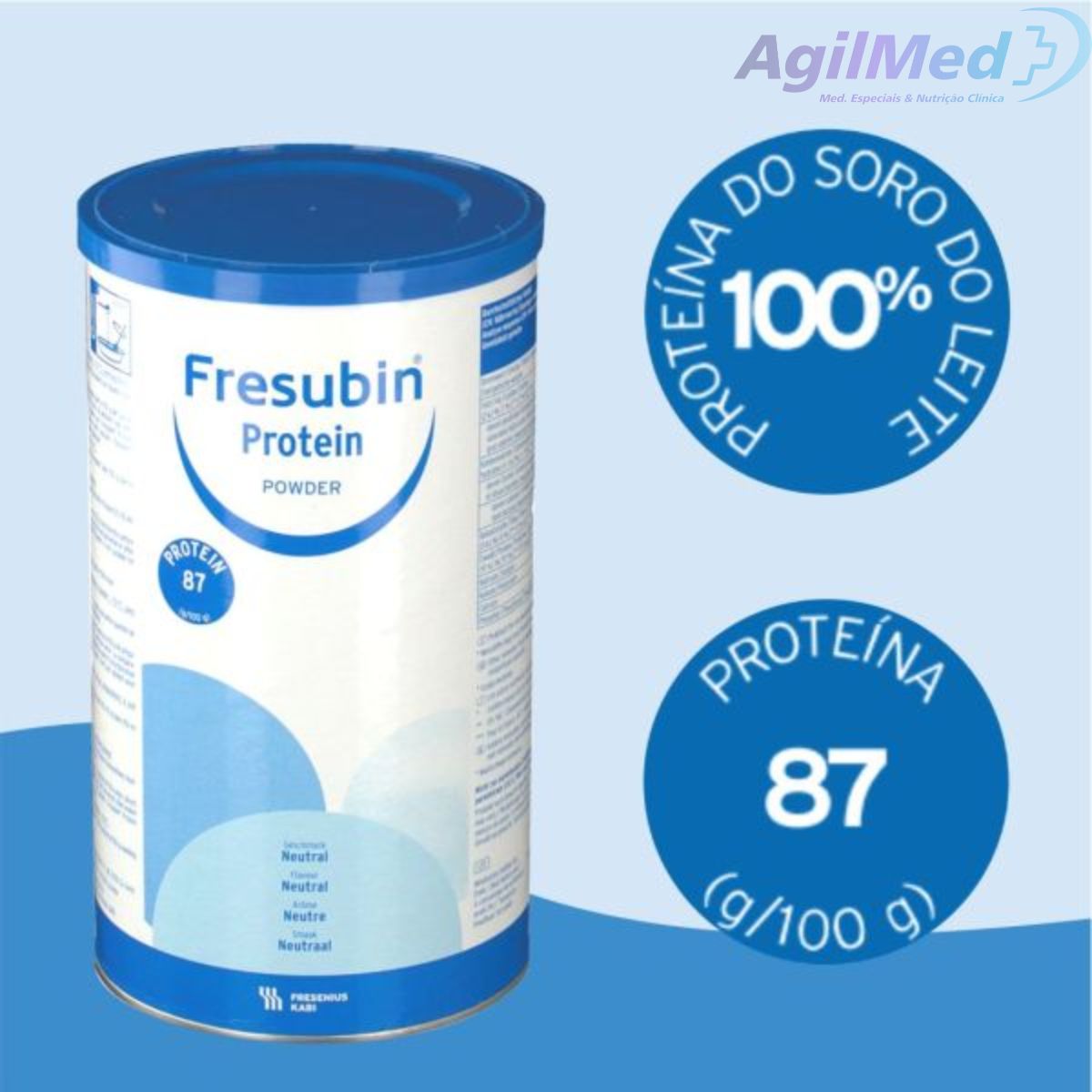 Fresubin Protein Powder 300 g Lata- Fresubin - AgilMed - Medicamentos ...