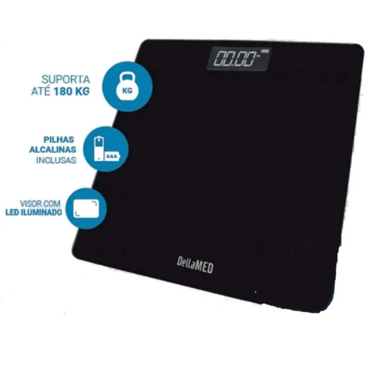Balança Digital Smart Preta – Dellamed - AgilMed - Medicamentos ...