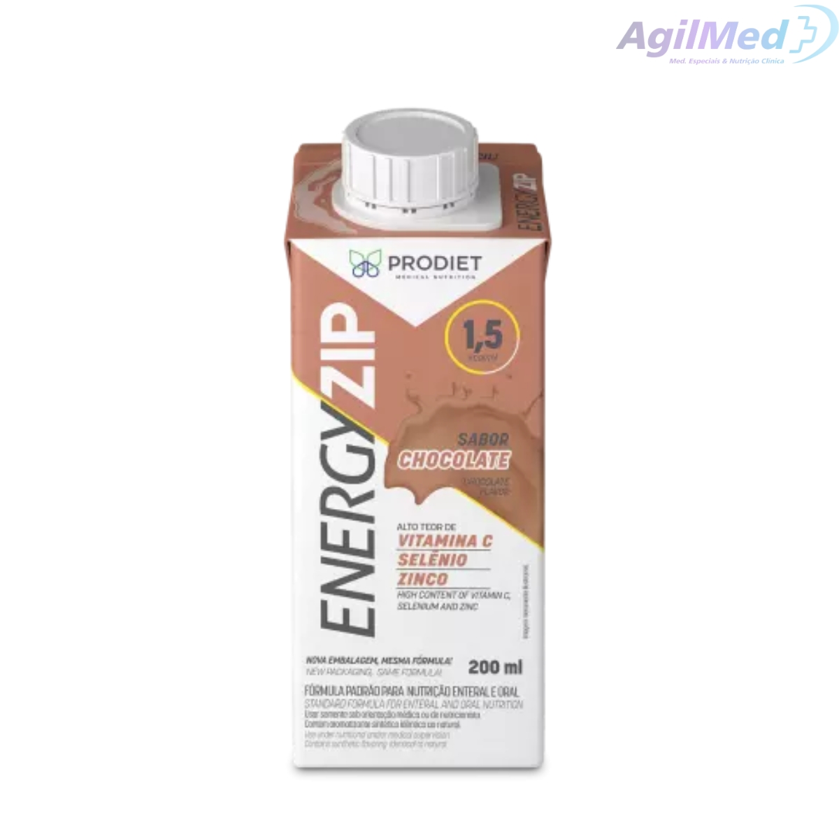 Energyzip 200ml / Chocolate – Prodiet - AgilMed - Medicamentos ...