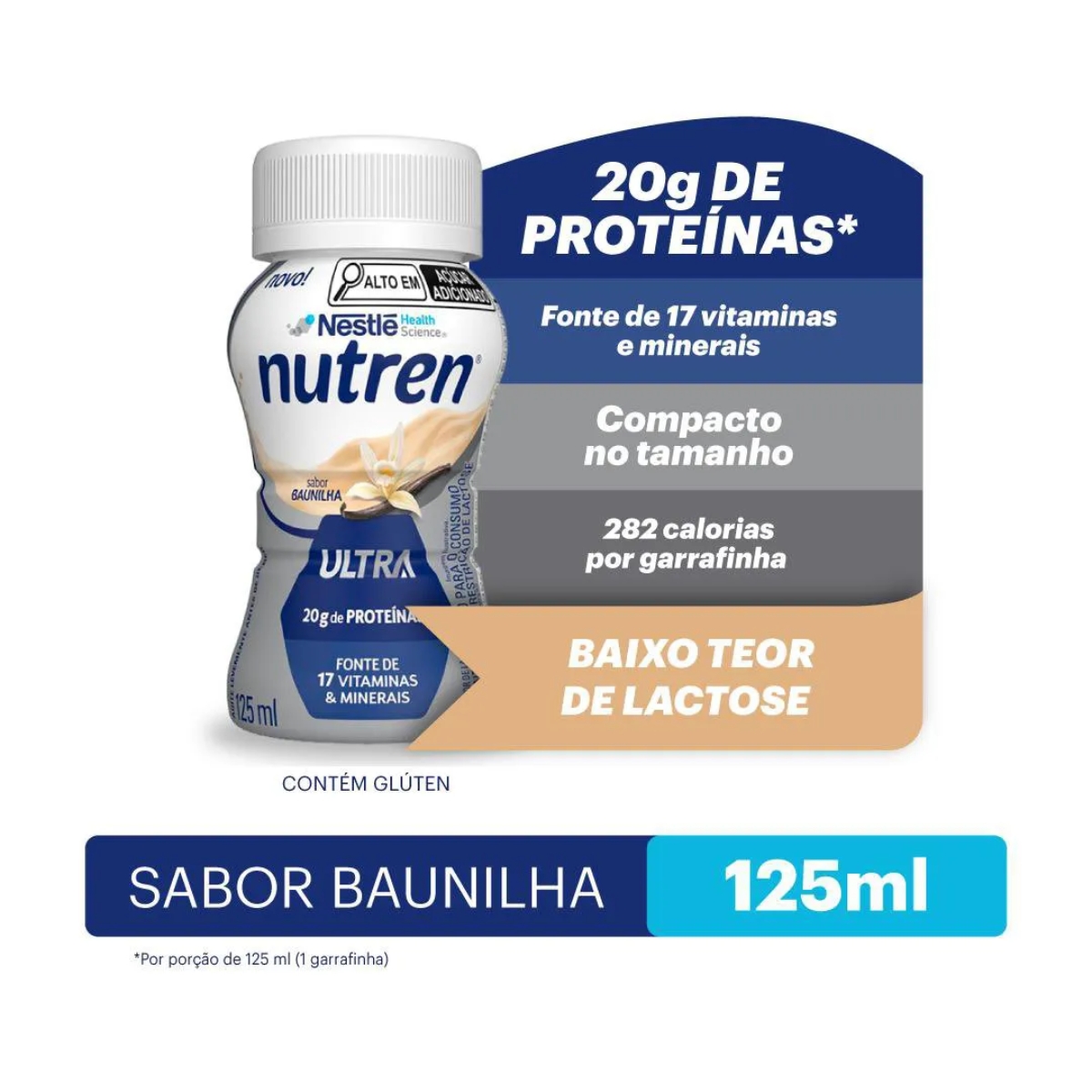 Suplemento Alimentar Nutren Ultra Baunilha 125mL - AgilMed ...