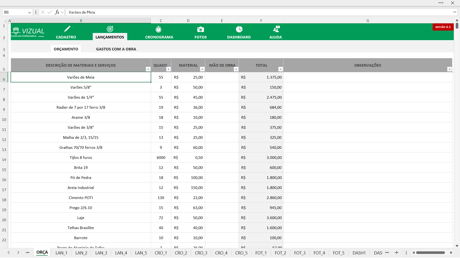 Pdca Planilha De Excel Com As Ferramentas Para Gerenciamento De