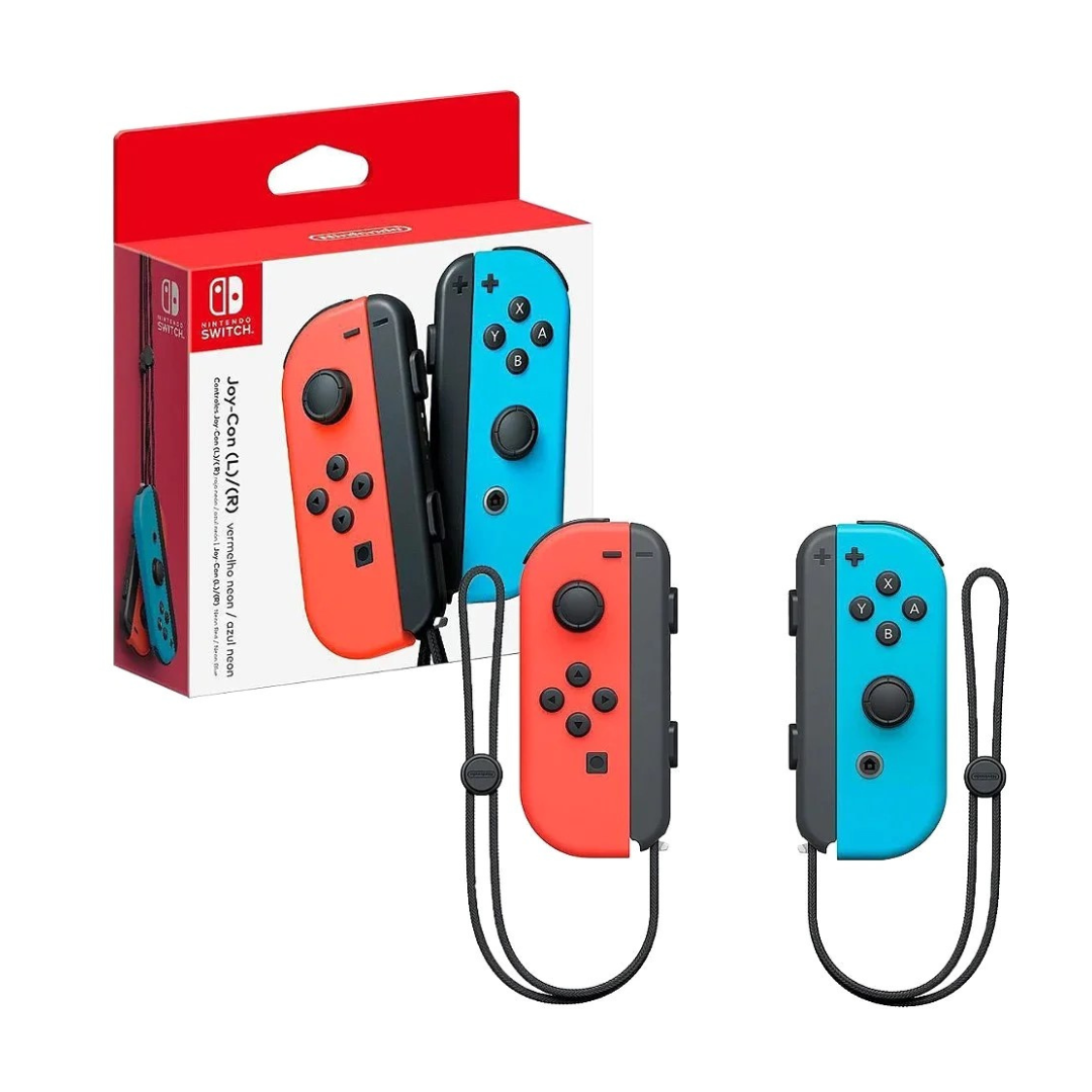 Controle Joy-Con NIntendo Switch Azul e Vermelho - HoT GaMeZ - A Loja ...