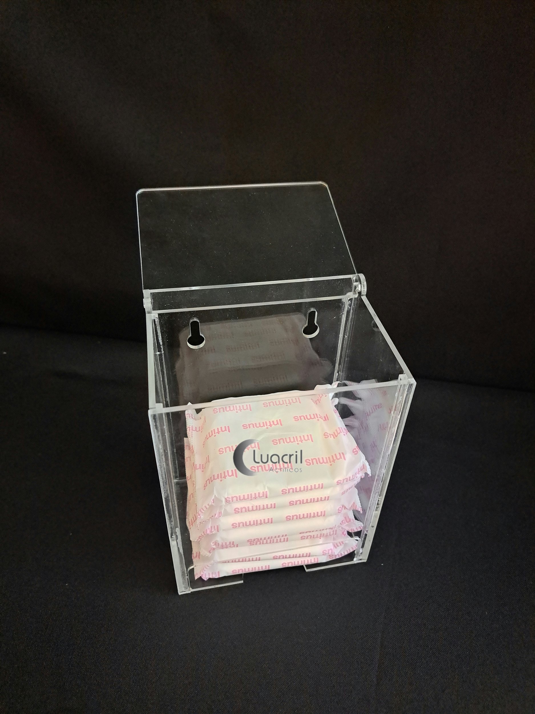 Porta Absorvente em Acrílico Transparente - LUACRIL
