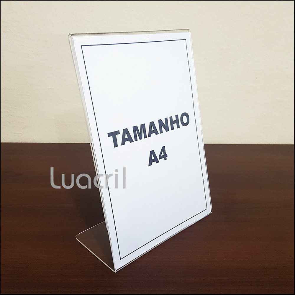 display, display de mesa, display A4, display tamanho A4, A4, suporte ...