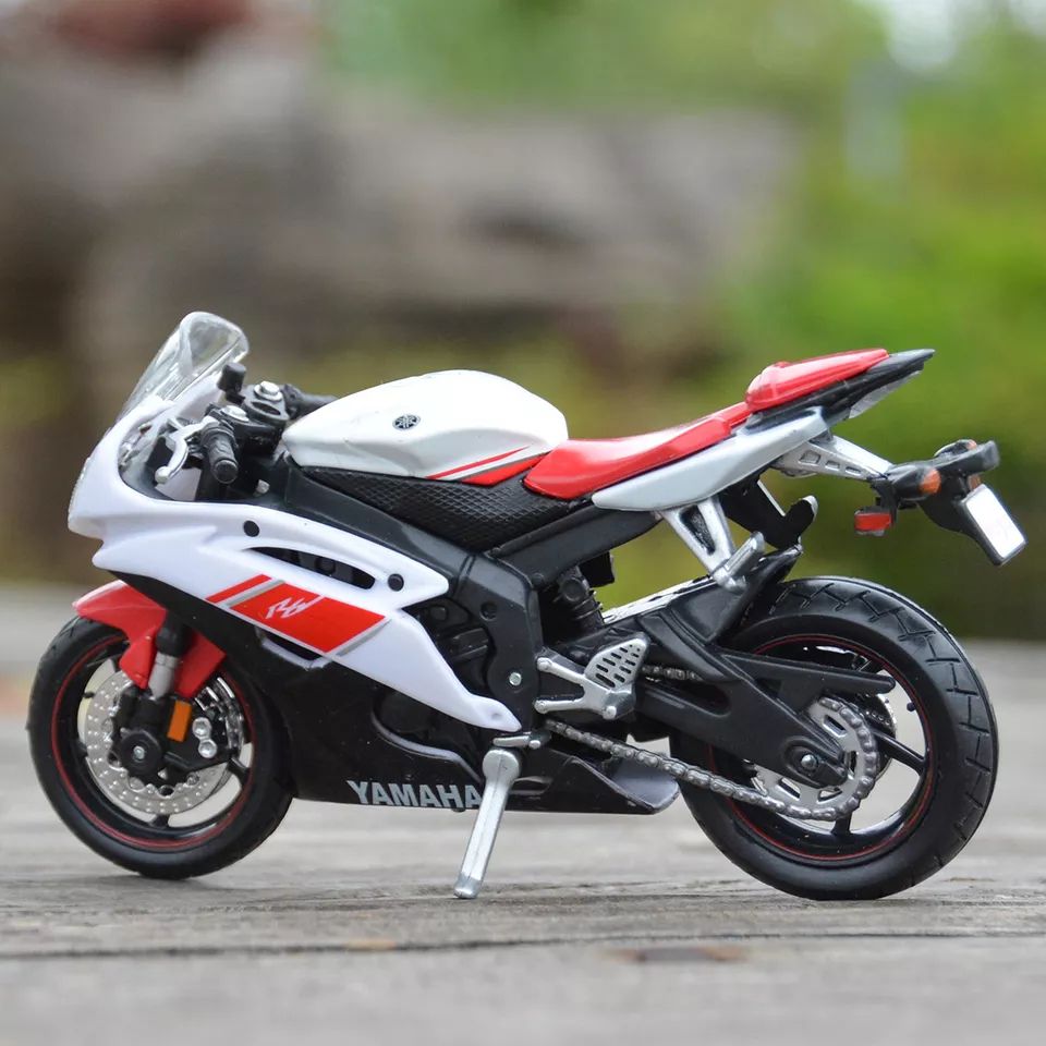 Miniatura Yamaha YZF-R6 2008 Maisto 1:18 - Miniaturas de Motos - Deyr ...