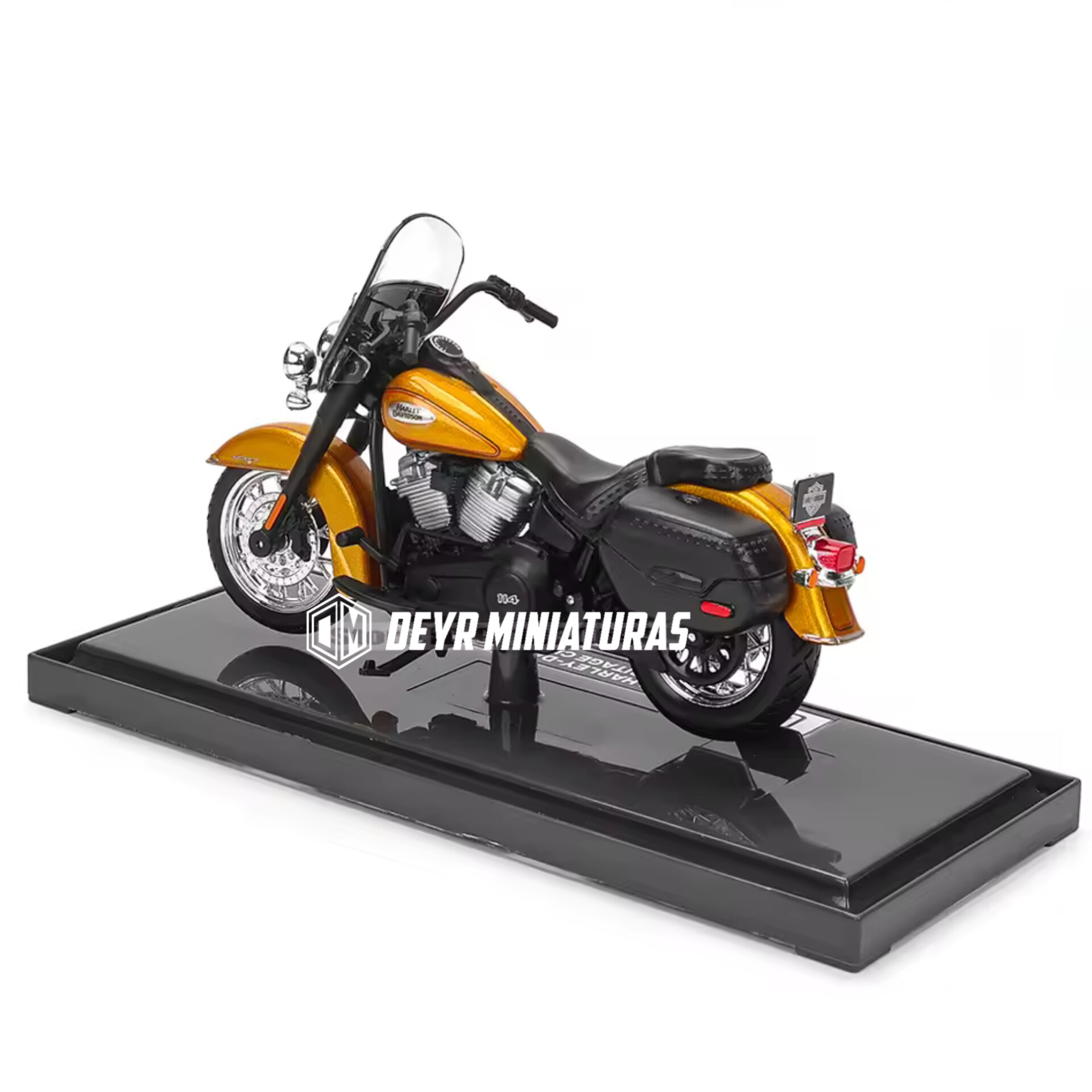 Miniatura Harley-Davidson Heritage Classic 2023 Laranja Maisto 1:18 ...