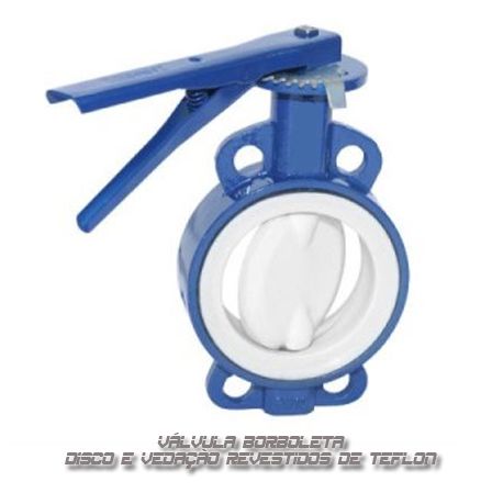 Válvula borboleta tipo wafer montagem entre flanges - Conexões e ...