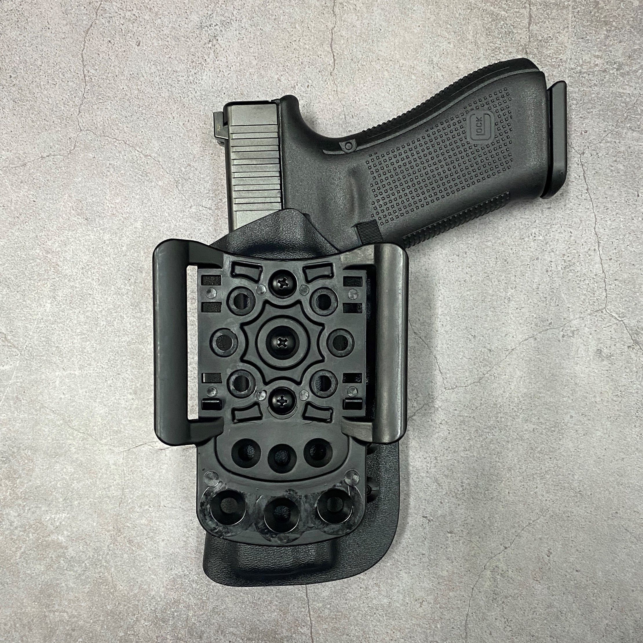 COLDRE KYDEX GLOCK G17 G22 EXTERNO (PRETO) - MUNDO OUTDOOR