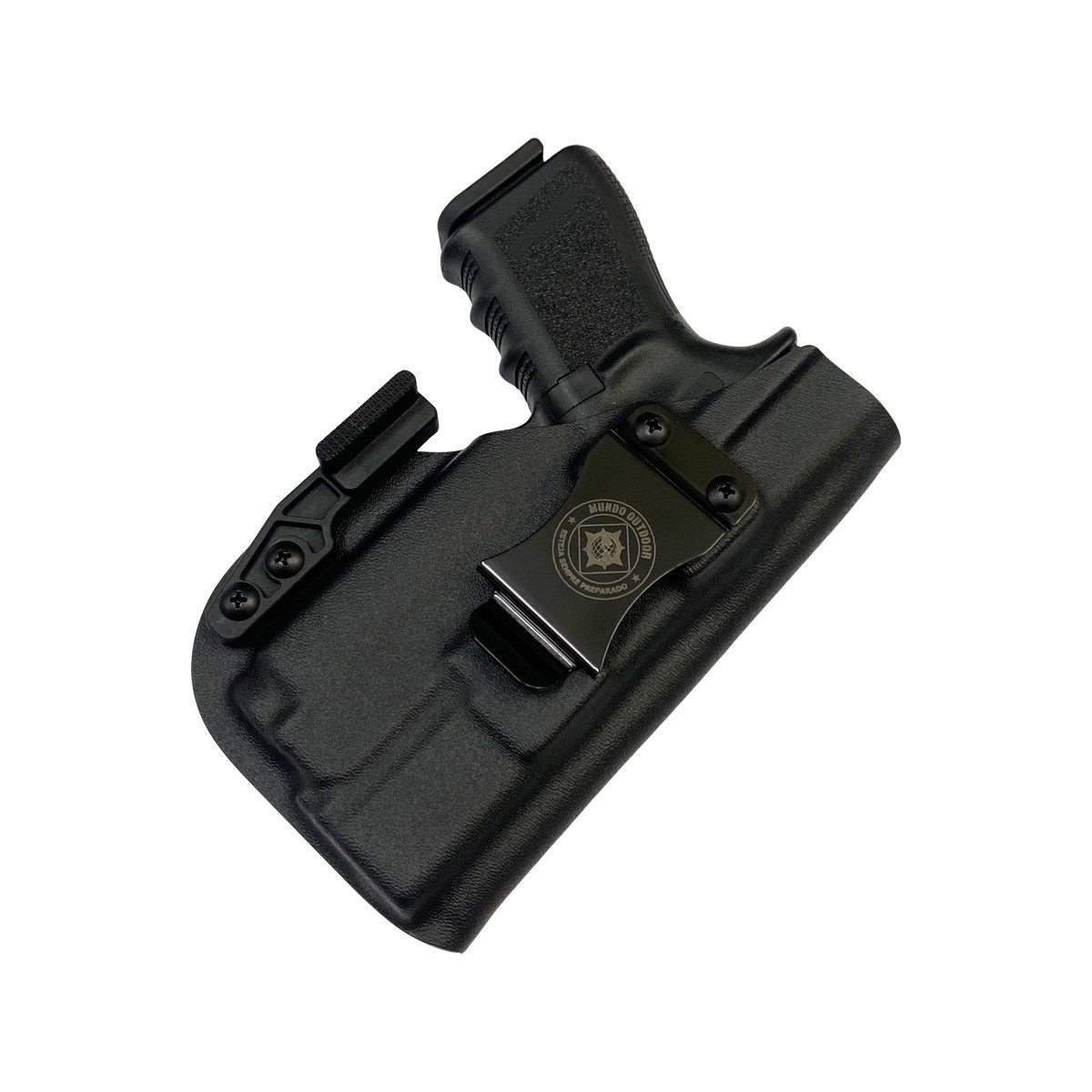 Coldre Kydex Glock G19 G19x G23 G25 G45 Lanterna Olight Baldr Mini ...