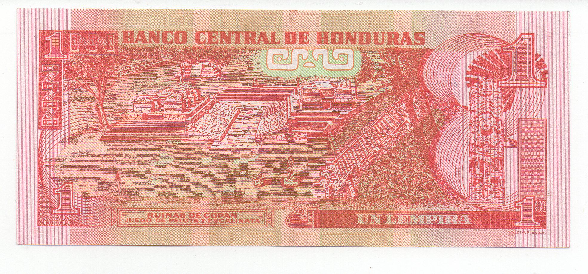 Cédula de Honduras - 1 Lempira - Numismática Império