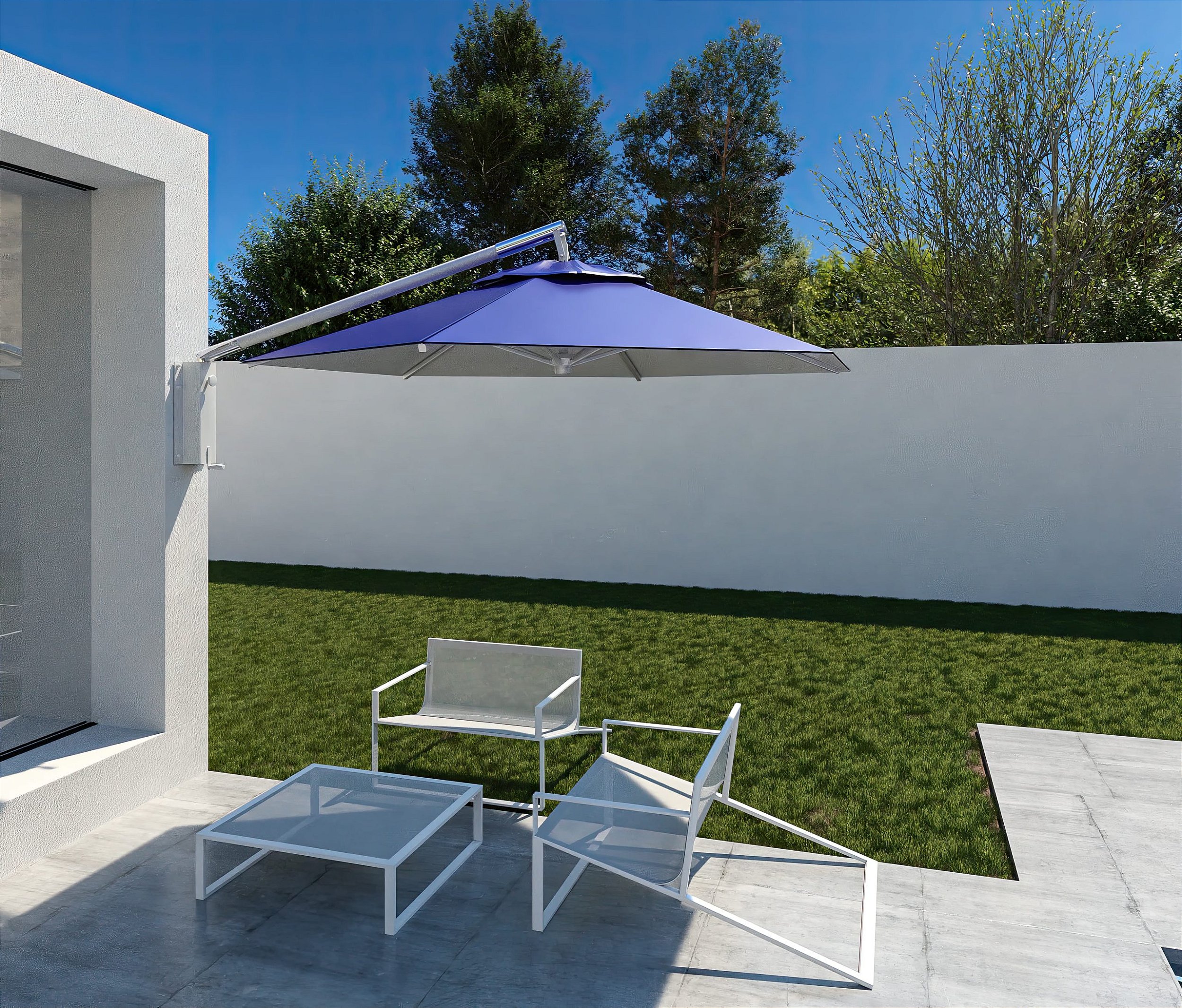 Guarda-sol de Parede 3,00 - Guarda-sol e Ombrelones, Móveis para Jardim e Acessórios para áreas ...