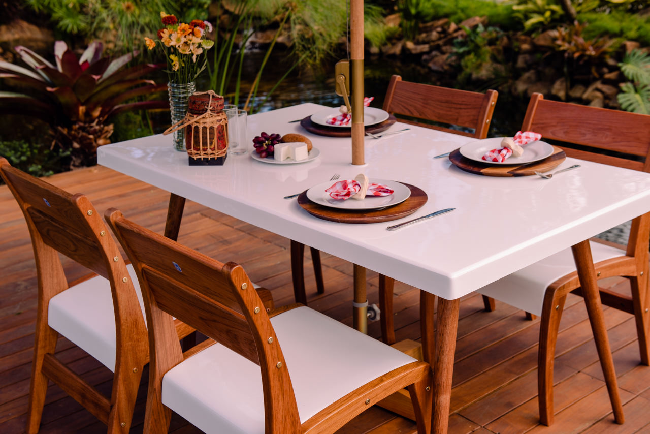 Mesa Soul Retangular - Guarda-sol e Ombrelones, Móveis para Jardim e ...