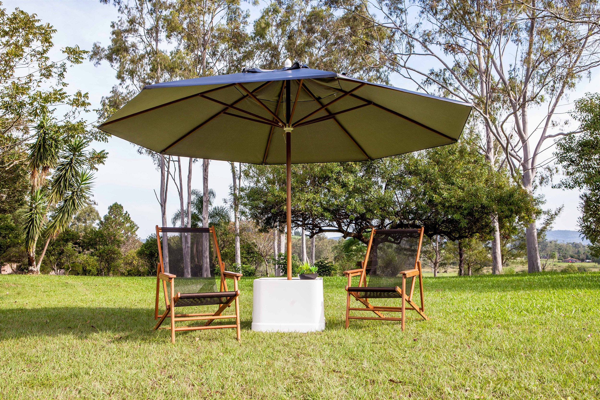 Mesa Base Para Guarda-sol - Guarda-sol e Ombrelones, Móveis para Jardim ...