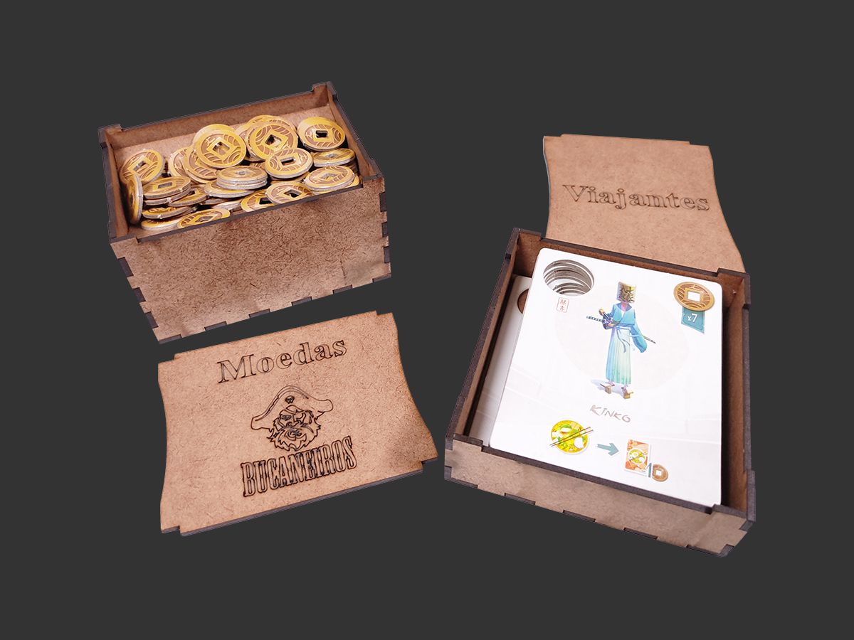 Organizador (INSERT MDF) para Tokaido com Dashboard - Revenda Bucaneiros