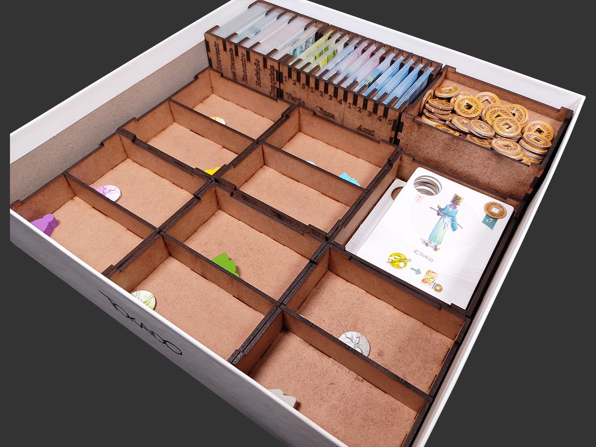 Organizador (INSERT MDF) para Tokaido com Dashboard - Revenda Bucaneiros