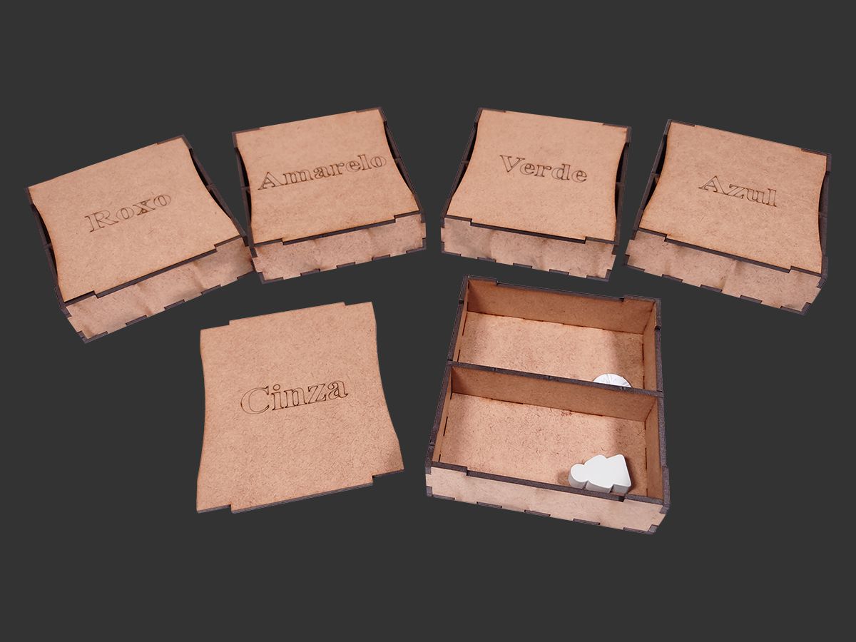 Organizador (INSERT MDF) para Tokaido com Dashboard - Revenda Bucaneiros