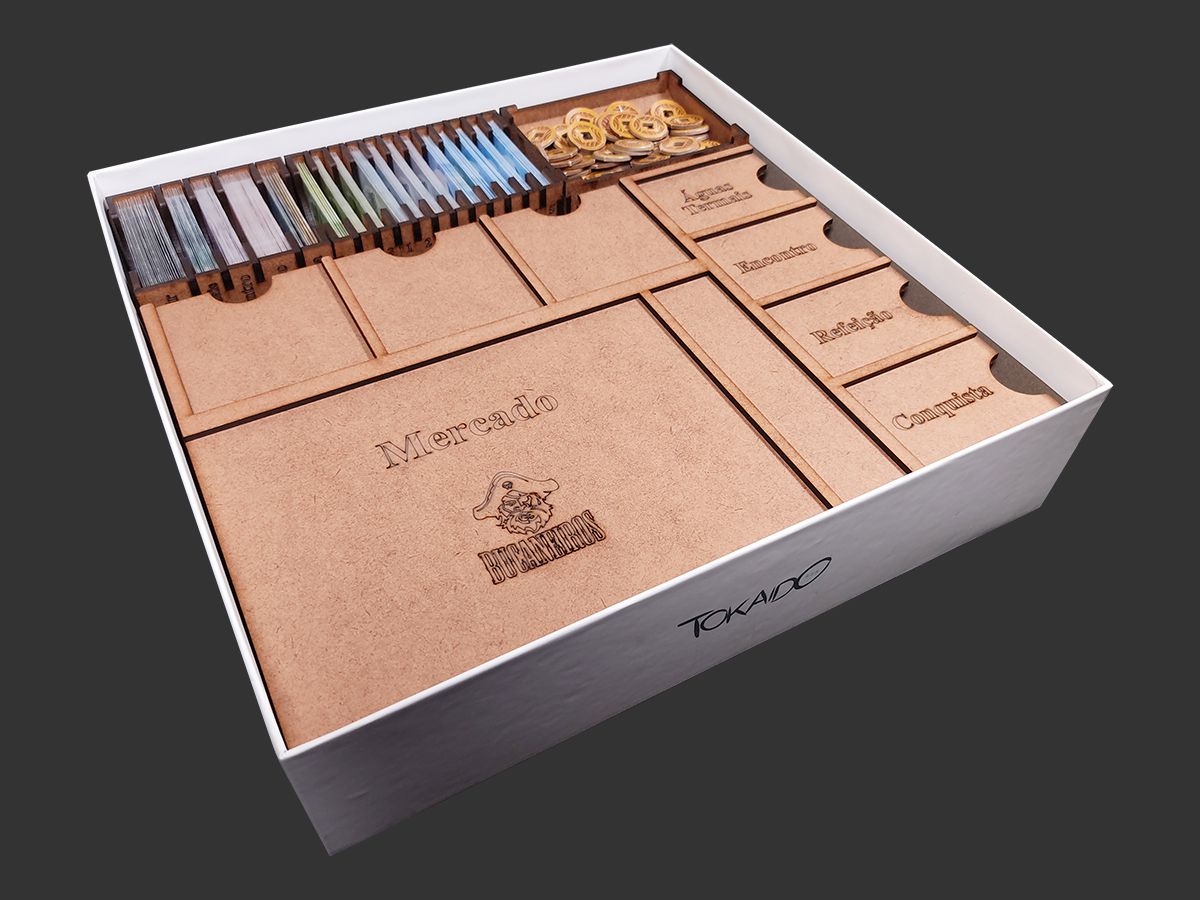 Organizador (INSERT MDF) para Tokaido com Dashboard - Revenda Bucaneiros