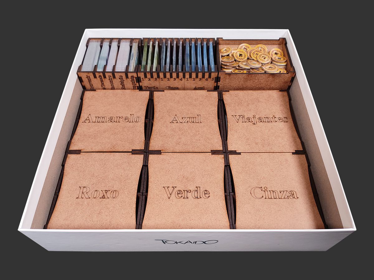 Organizador (INSERT MDF) para Tokaido com Dashboard - Revenda Bucaneiros