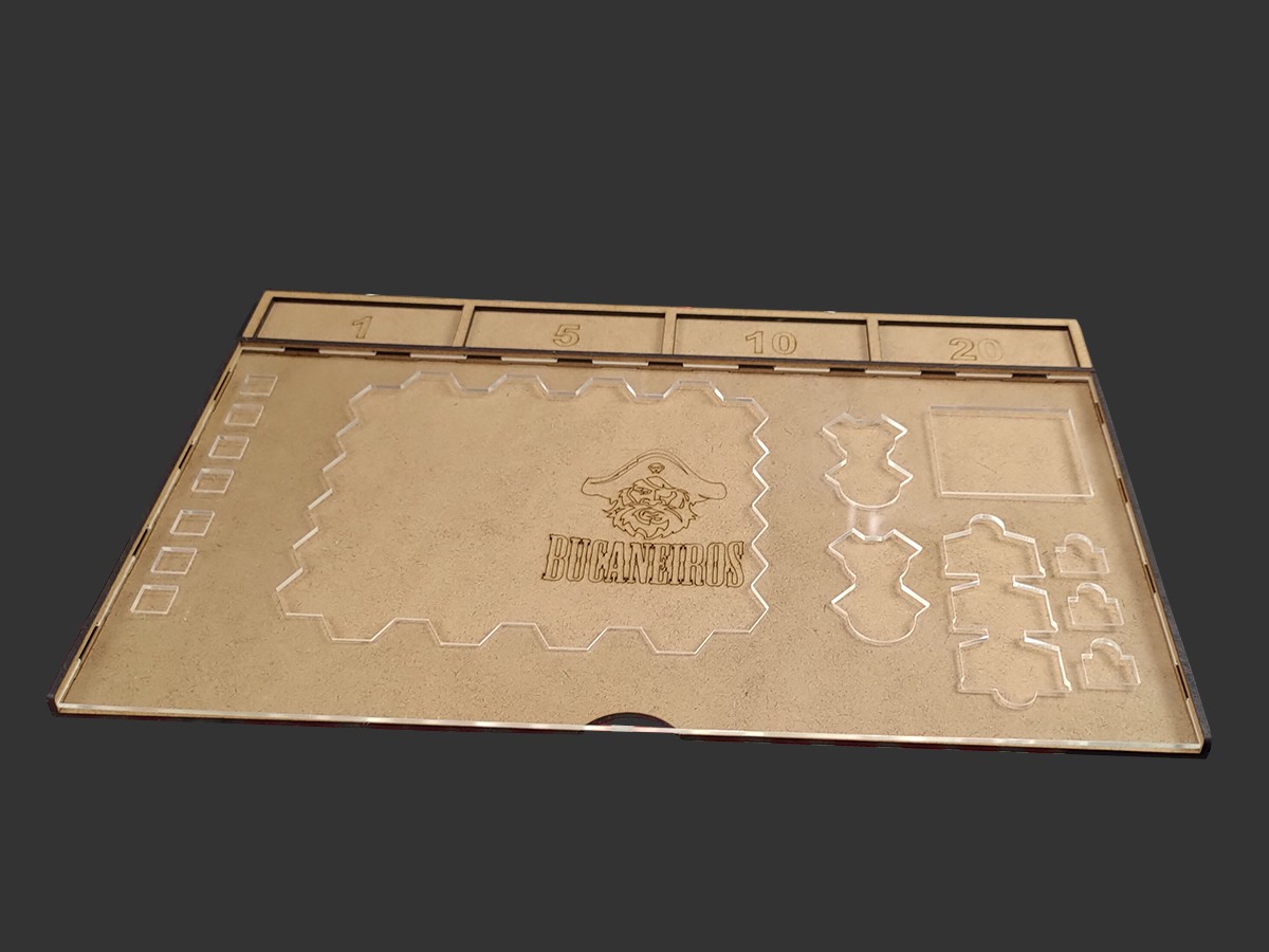 Kit Dashboard para Ark Nova (4 unidades) - COM CASE - Revenda Bucaneiros