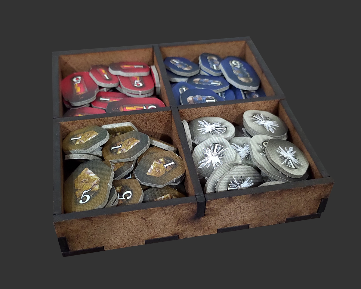 Módulos da Bunker Box (Organizador Genérico para Cartas e Tokens ...