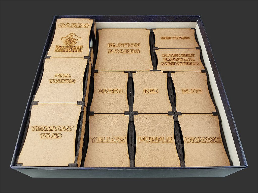 Organizador (SOFT INSERT PARANÁ) para Alien Frontiers - Revenda Bucaneiros
