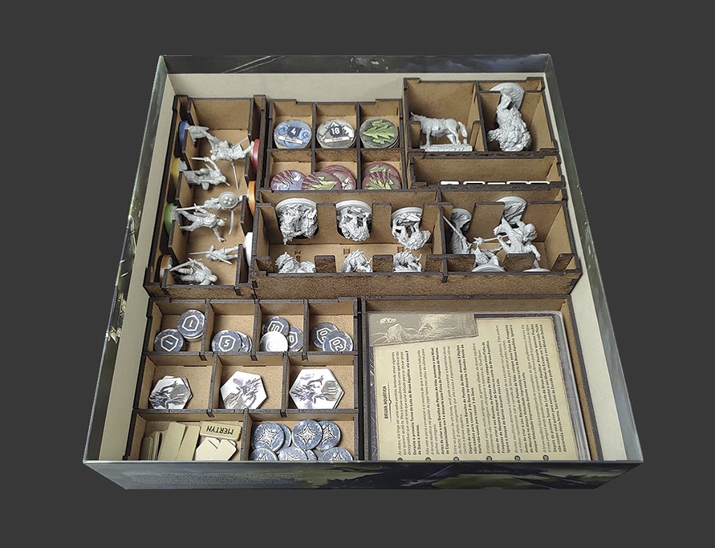 Organizador (INSERT MDF) para The Witcher: Old World (STANDARD ...