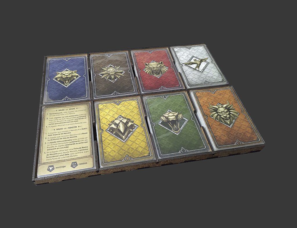 Organizador (INSERT MDF) de CARTAS para The Witcher: Old World – BIG ...