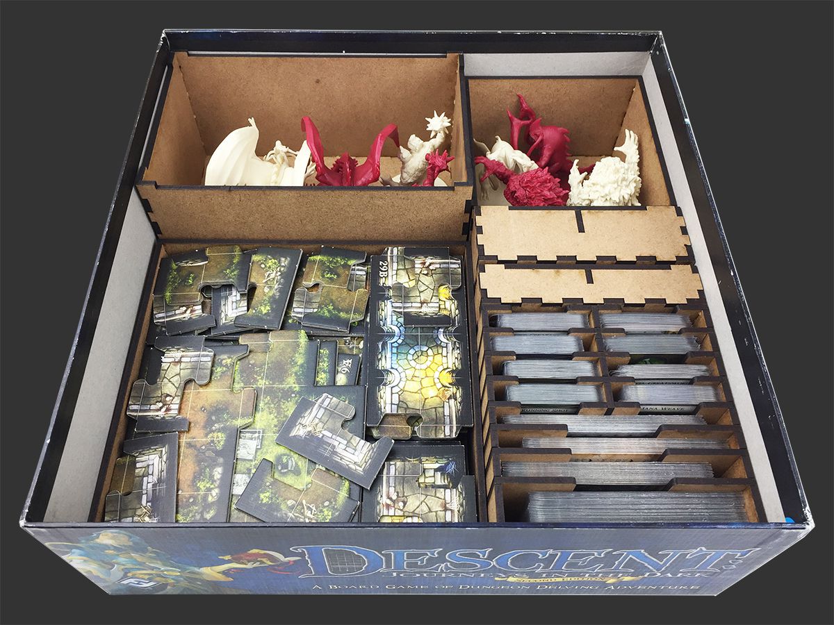 Organizador (INSERT MDF) para Descent: Journeys in the Dark - Second ...