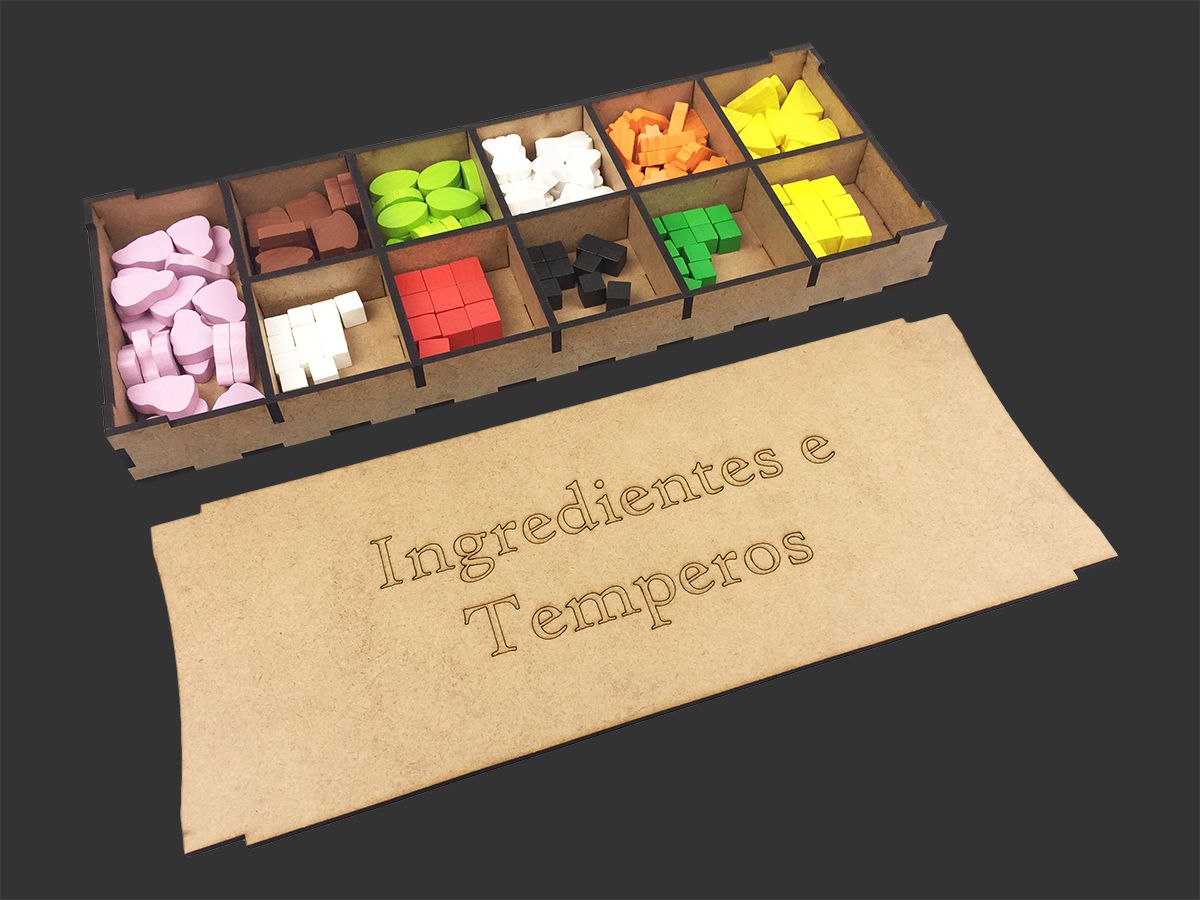 Organizador (Insert) para Kitchen Rush - Revenda Bucaneiros