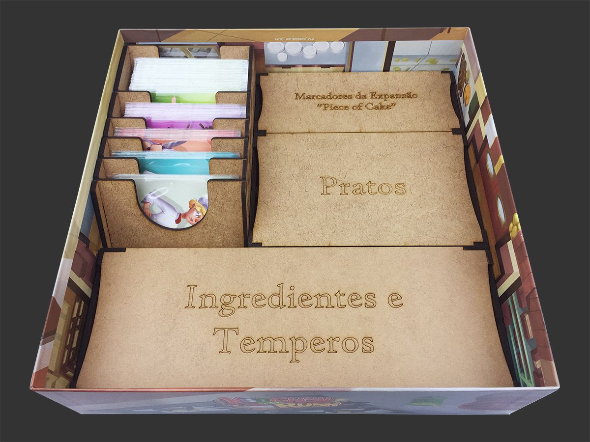 Organizador (Insert) para Kitchen Rush - Revenda Bucaneiros