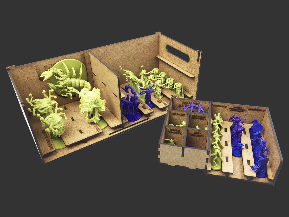 Organizador (Insert) para A Masmorra do Mago Louco - Revenda Bucaneiros