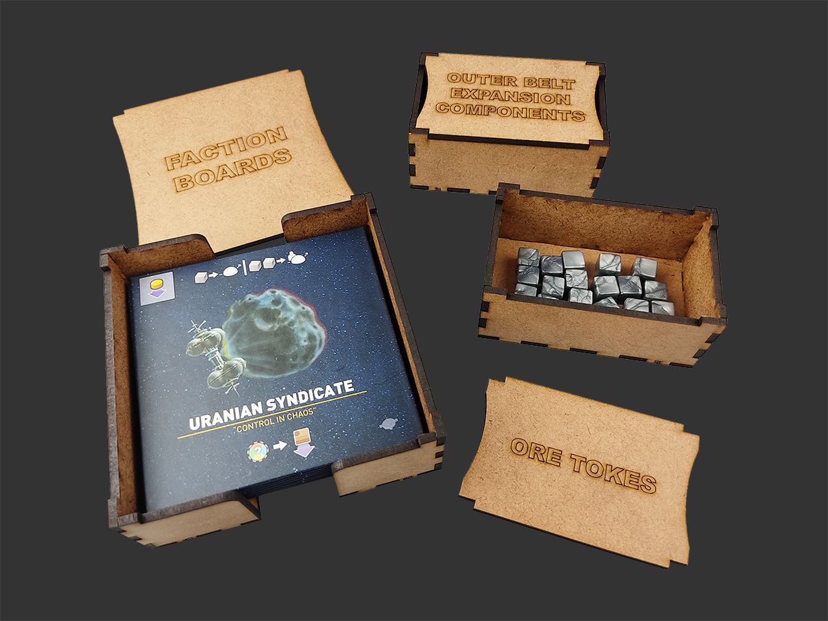 Organizador (INSERT MDF) para Alien Frontiers - Revenda Bucaneiros