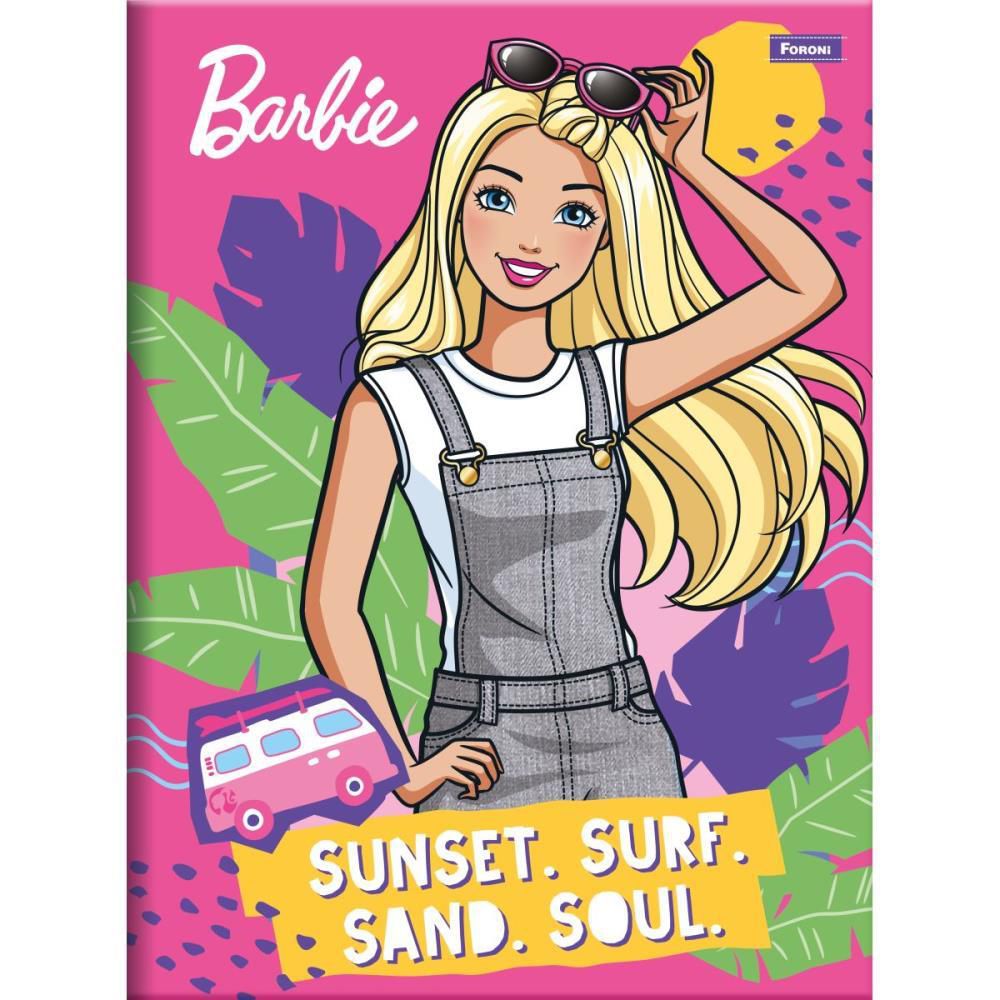 Caderno Brochurao Capa Dura Barbie 80FLS. - Digital Conveniência ...