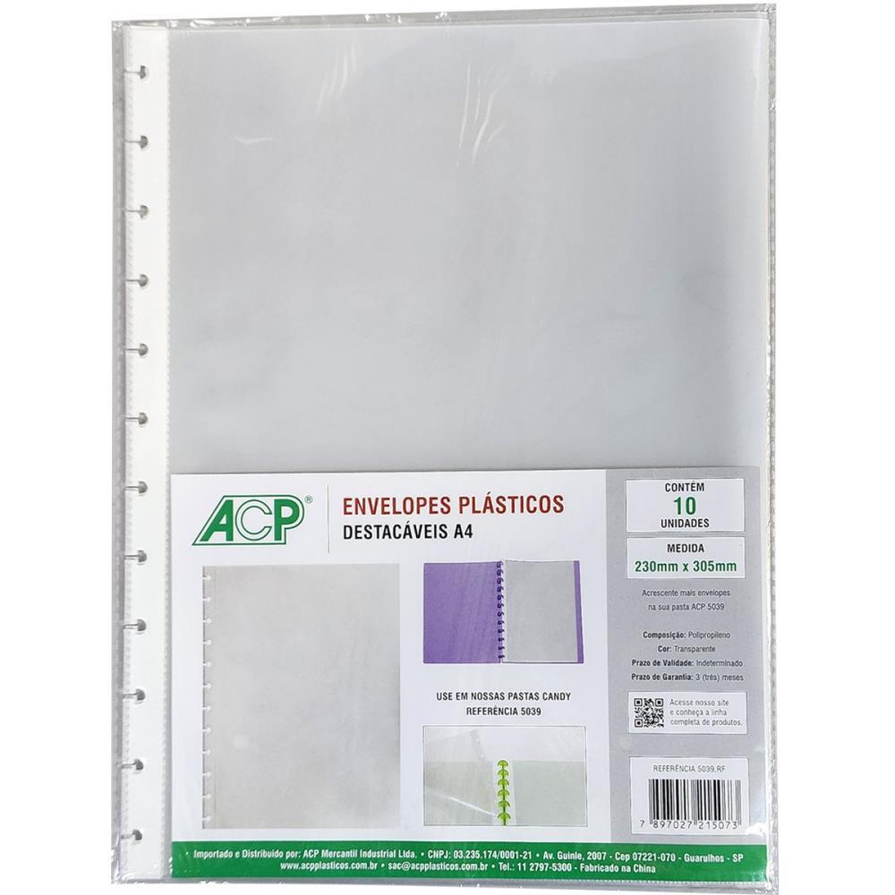 Envelope Plastico A4 Destacaveis 12FUROS - Digital Conveniência ...