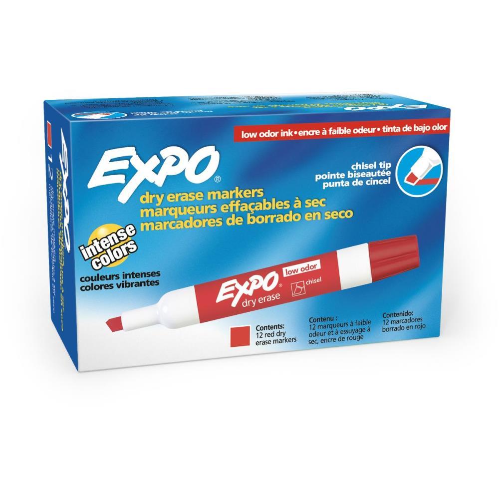 Pincel Quadro Branco Sharpie EXPO TANK Vermelho - Digital Conveniência ...