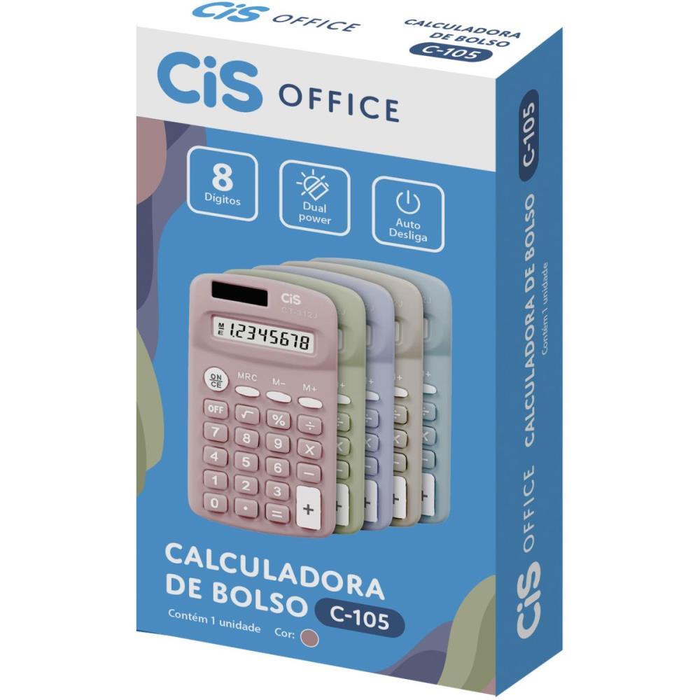 Calculadora de Bolso 8 DIG. MOD C-105 Roxa - Digital Conveniência ...