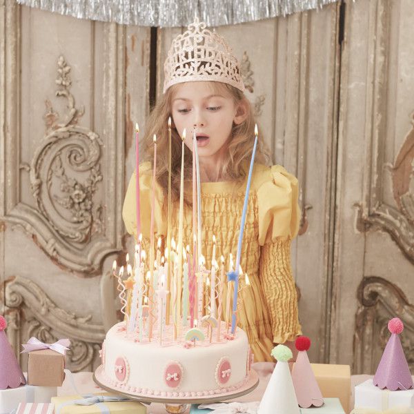 VELAS SUPER LONGAS MIX DE CORES MERI MERI(12 UNIDADES) - Flamingo em ...