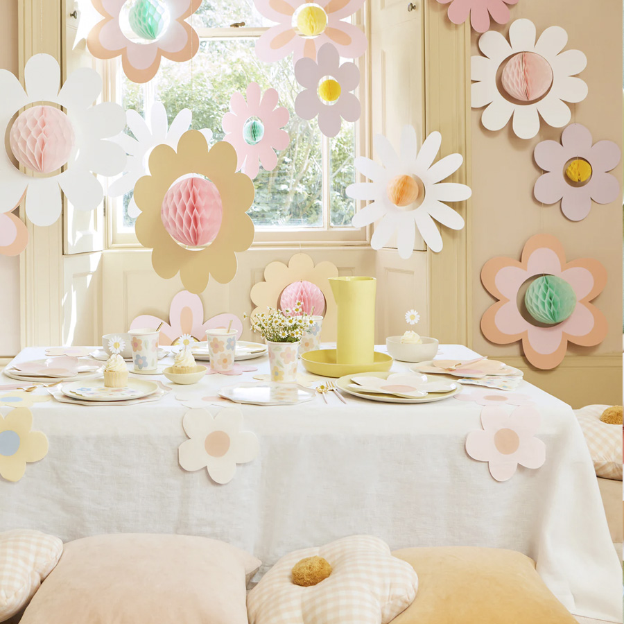 DECORAÇÃO SUSPENSA FLORAL GROOVY MERI MERI - Flamingo em Festa ...